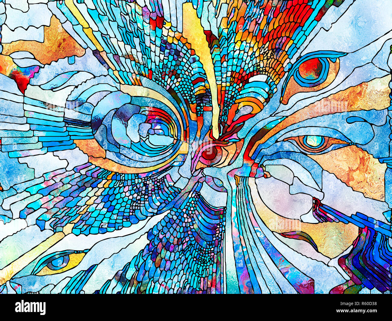 Visualization of Color Division Stock Photo - Alamy