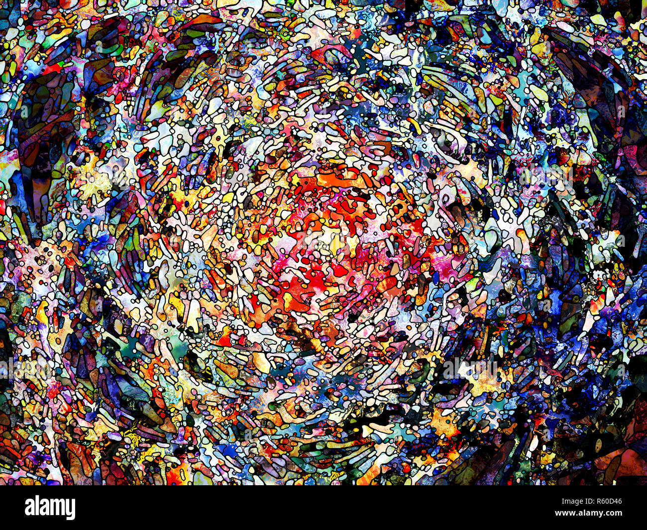 Visualization of Color Division Stock Photo - Alamy