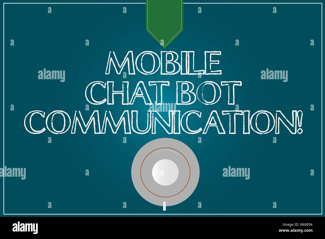 Text sign showing Mobile Chat Bot Communication. Conceptual photo ...