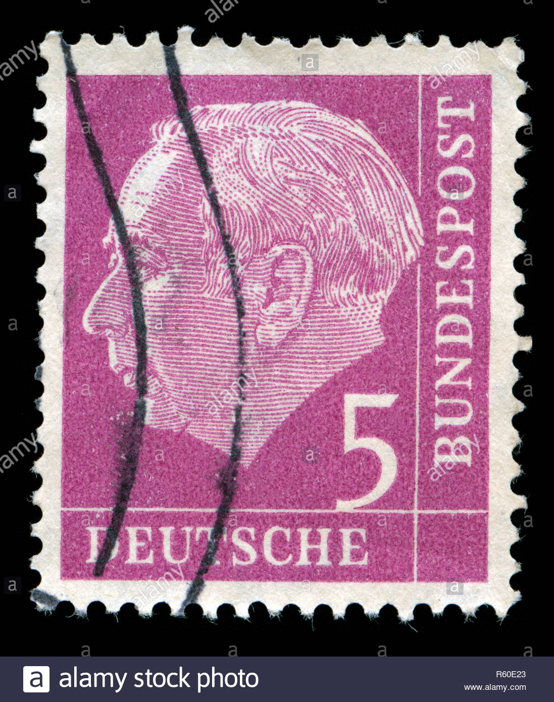 Deutsche Bundespost Stamp Stock Photos & Deutsche Bundespost Stamp ...
