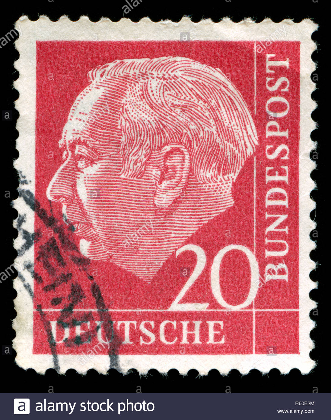 Deutsche Bundespost Stamp Stock Photos & Deutsche Bundespost Stamp ...