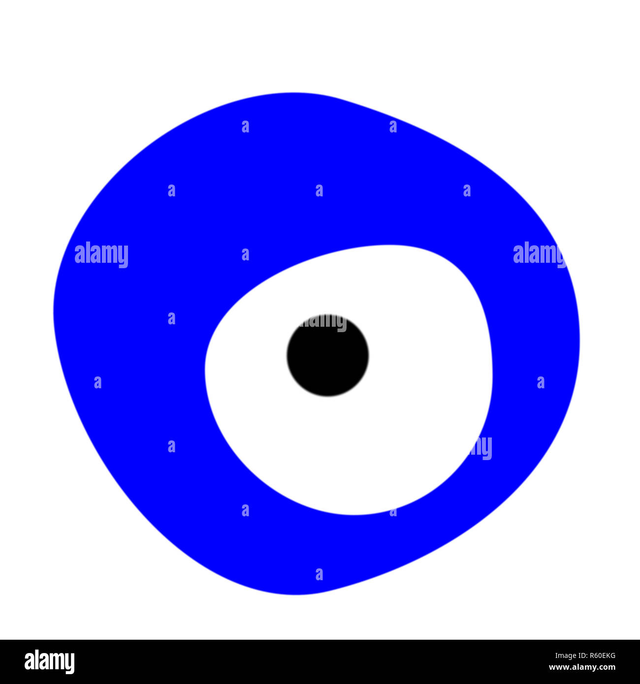 Blue evil eye texture Cut Out Stock Images & Pictures - Alamy