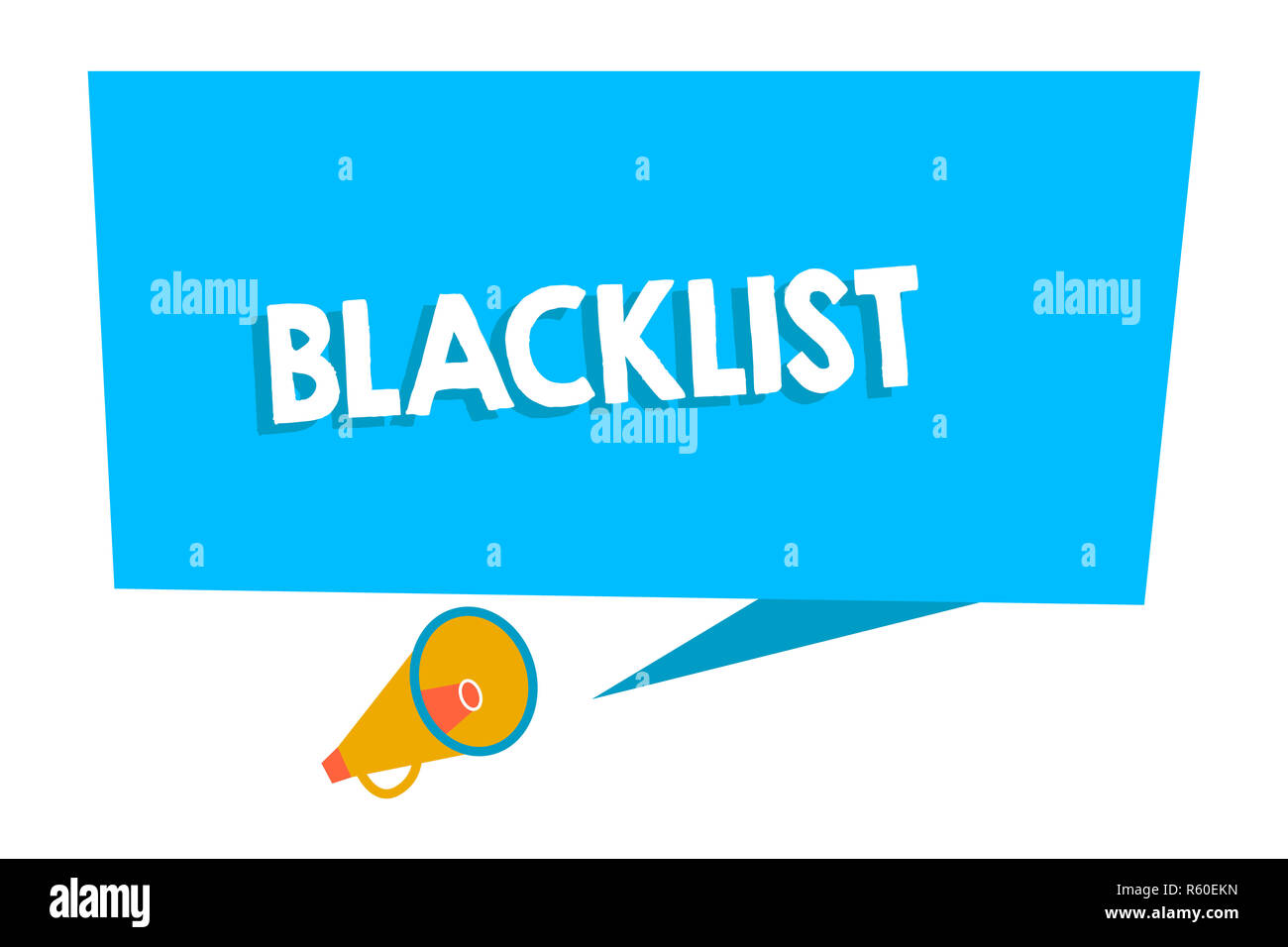 Blacklisted word hi-res stock photography and images - Alamy