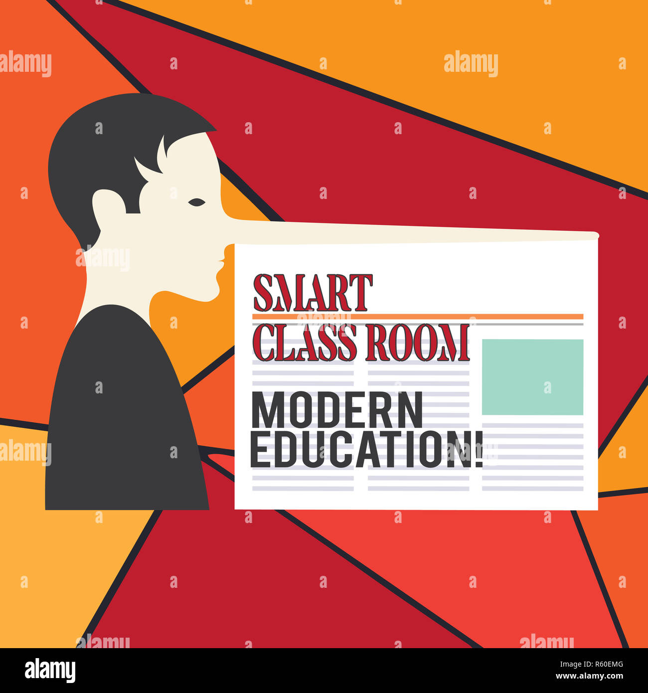 Word writing text Smart Class Room Modern Education. Business concept ...