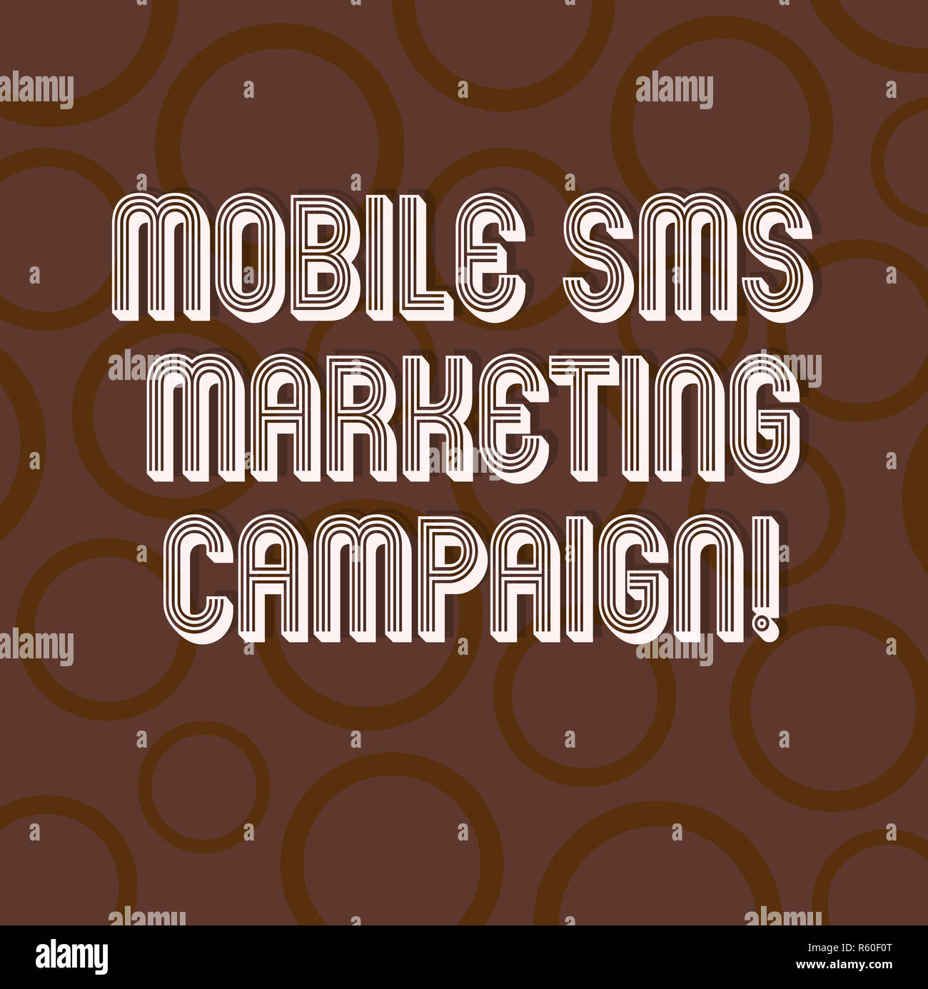 Handwriting text writing Mobile Sms Marketing Campaign. Concept meaning ...