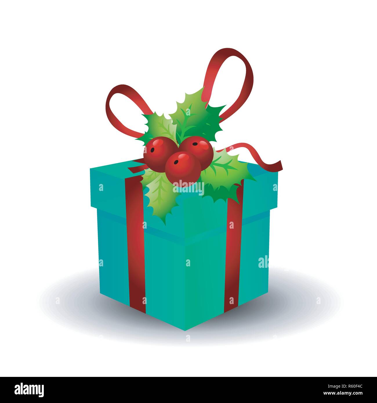 Christmas present box Stock Vector Image & Art - Alamy