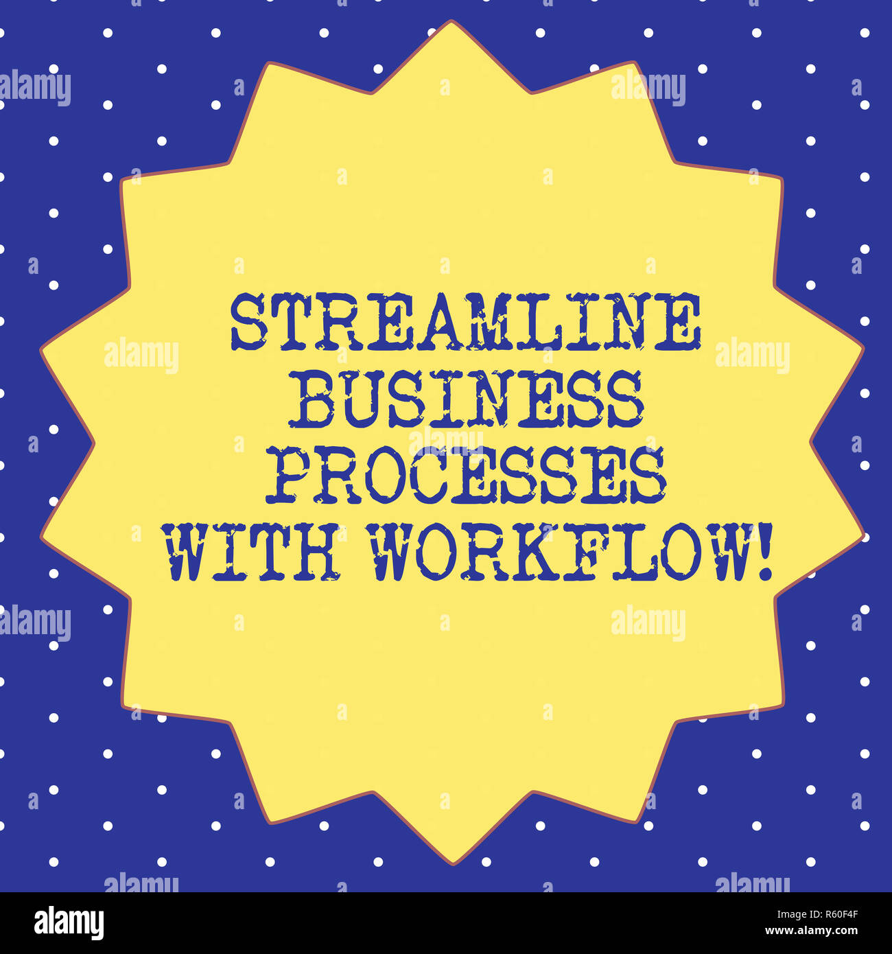 Handwriting text Streamline Business Processes With Workflow. Concept ...
