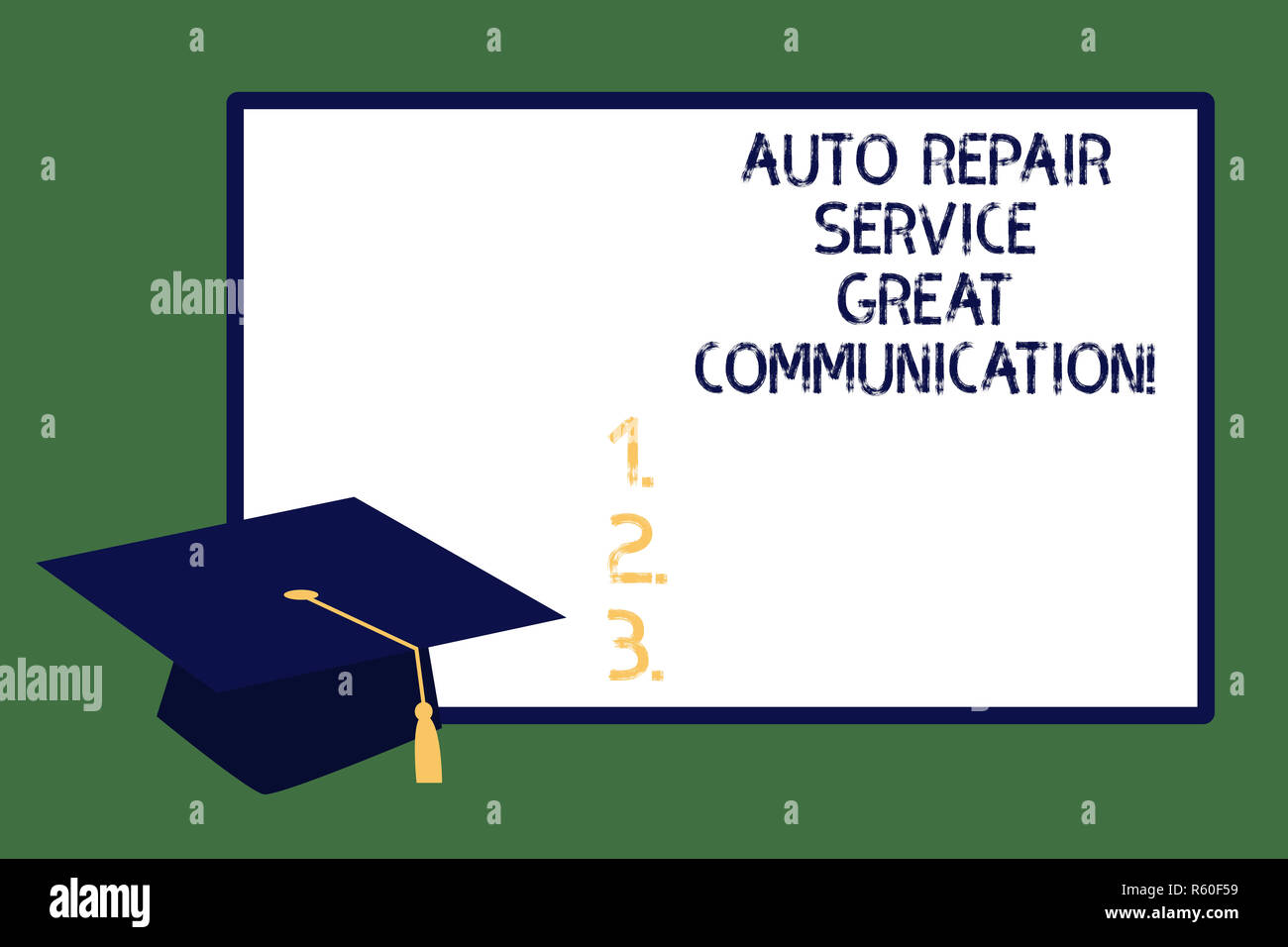 Text sign showing Auto Repair Service Great Communication. Conceptual ...