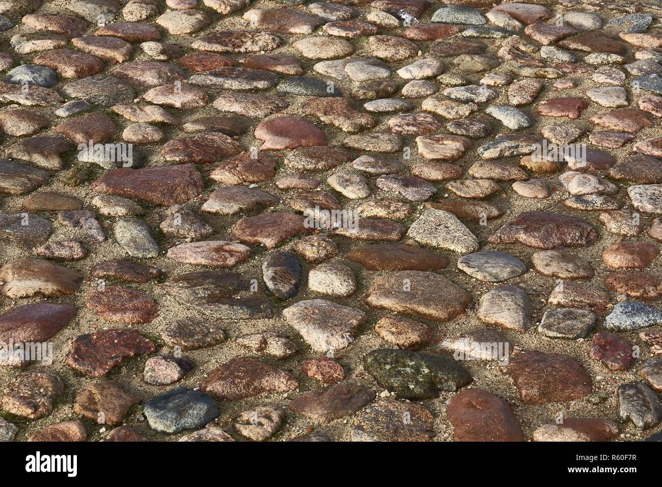 Stone Pavement Pattern Stock Photo - Alamy