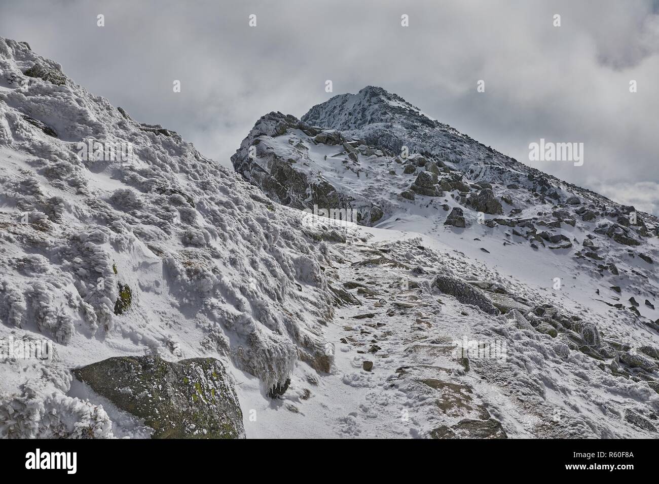High mountain path Stock Photo - Alamy