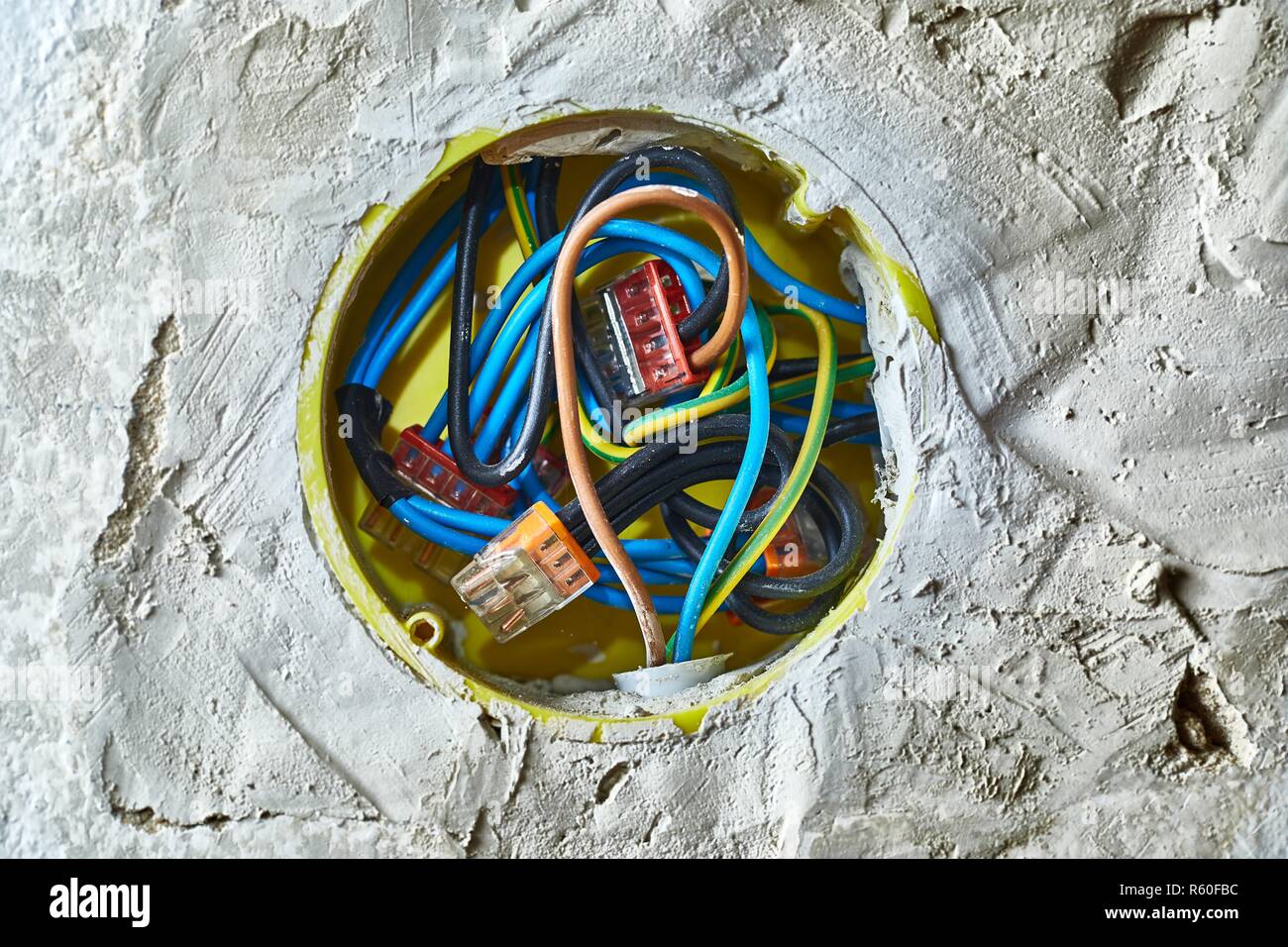 Electrical Wiring Mess High Resolution Stock Photography and Images - Alamy