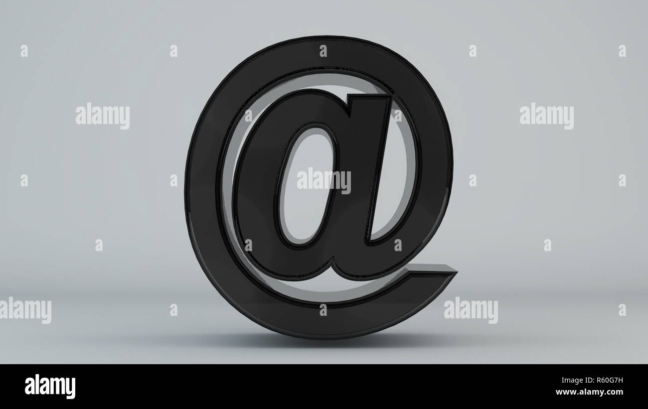 Abstract digital background with e-mail sign Stock Photo - Alamy