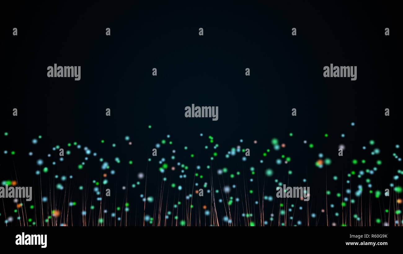 Abstract background with trail effect and particles Stock Photo - Alamy