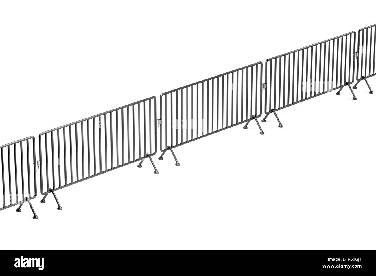 Crowd control fencing hi-res stock photography and images - Alamy