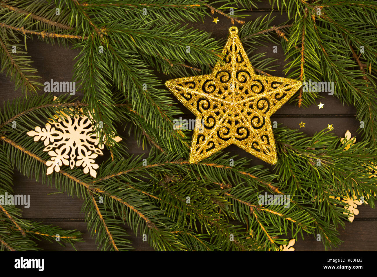 Golden star green fir hi-res stock photography and images - Alamy