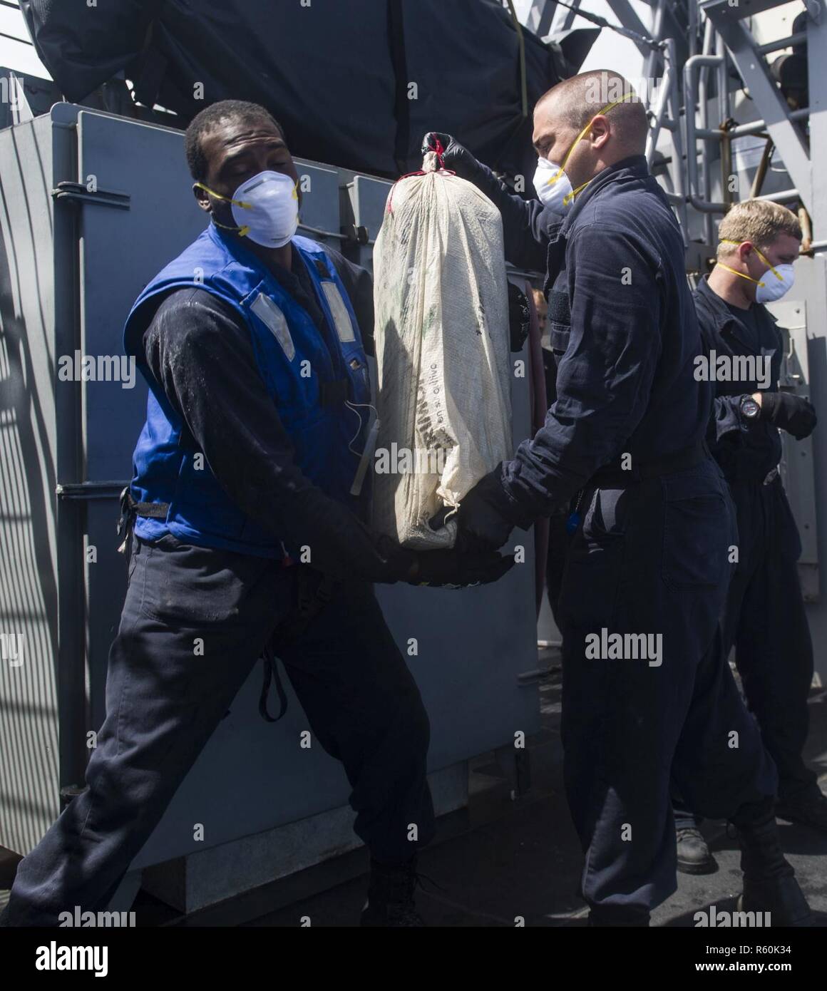 CARIBBEAN SEA (April 20, 2017) - Sailors assigned to the Cyclone-class ...