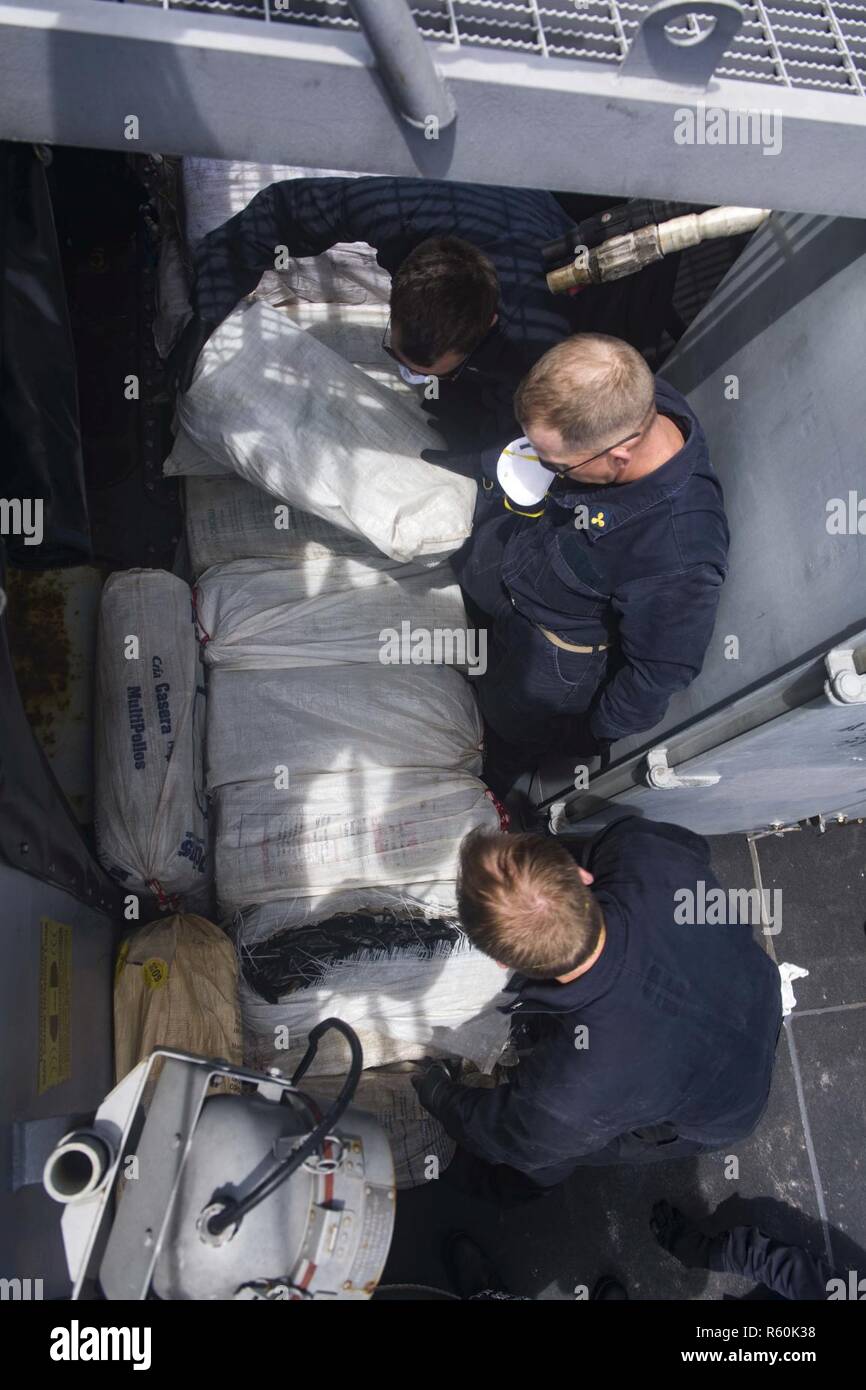 CARIBBEAN SEA (April 20, 2017) - Sailors assigned to the Cyclone-class ...