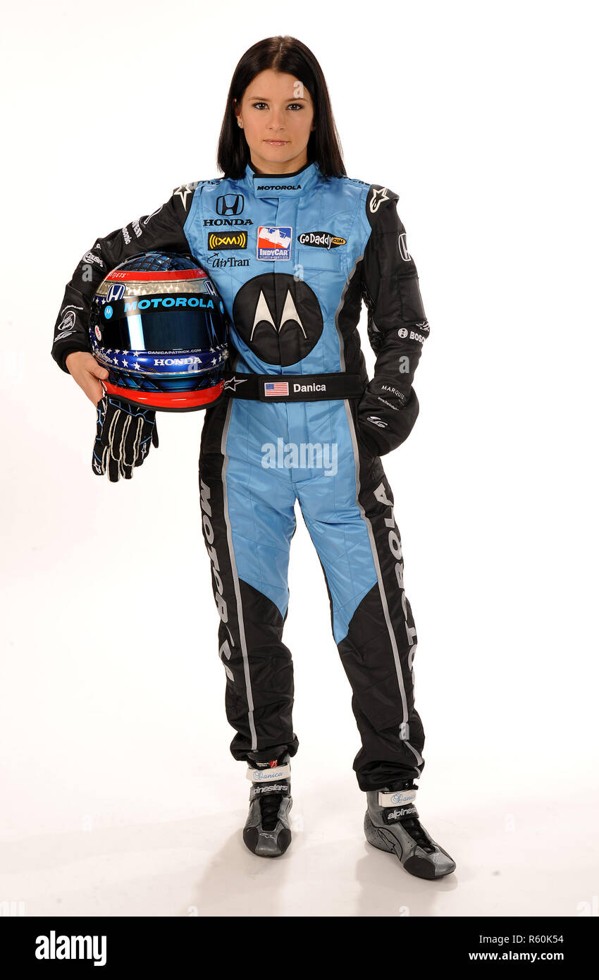 Danica Patrick participates in the Indy Racing League media day at ...