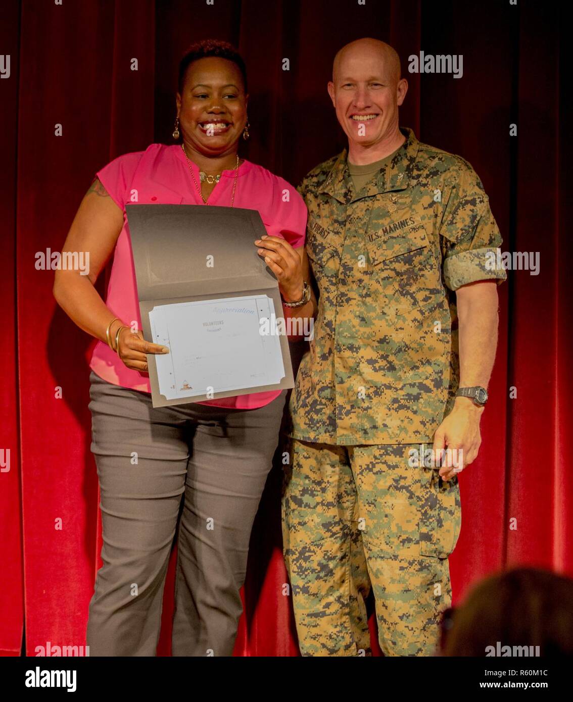 Carla Bates, a volunteer with the Girl Scouts of the United States of ...