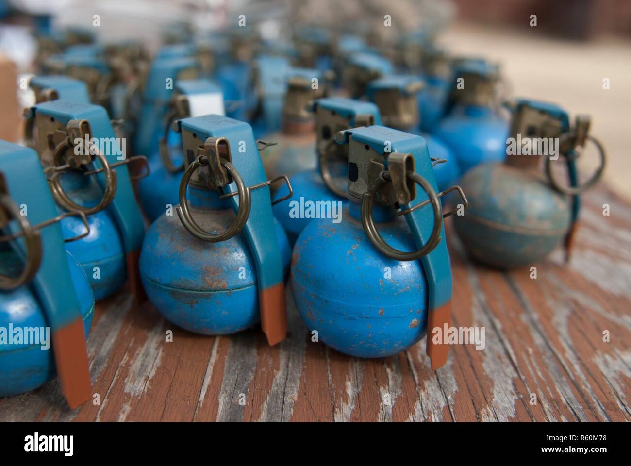 The M69 Fragmentation Training Hand Grenade allows soldiers to engage ...
