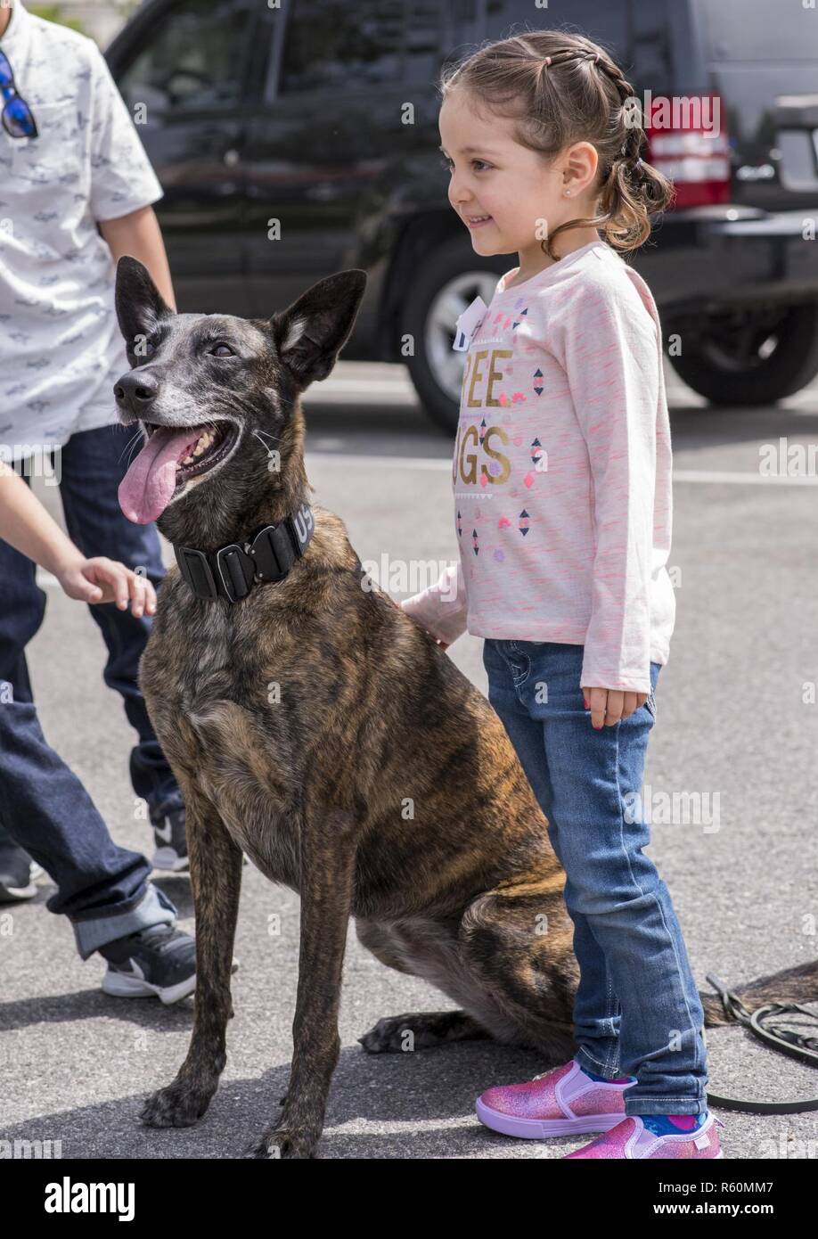 Families and children had the opportunity to meet the explosive ...