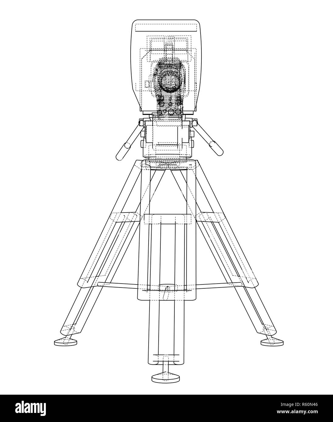 Drawing Camera Film Movie Equipment Cut Out Stock Images & Pictures - Alamy