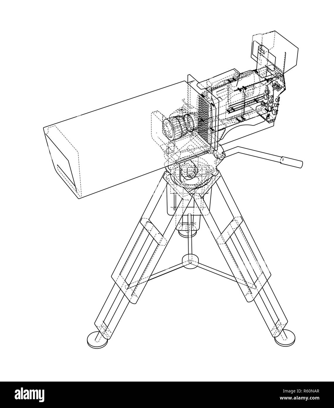 Movie-cinema camera concept Stock Photo - Alamy