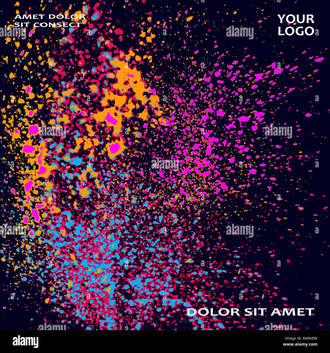 Awesome Neon Splatter Paint Backgrounds