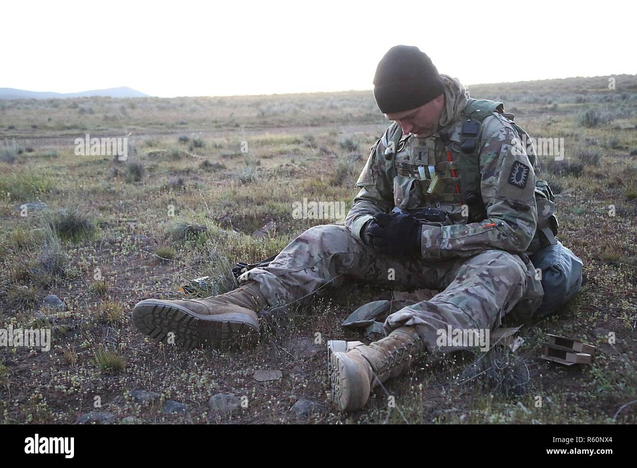 U.S. Army 1st Lt. Thomas Suddes, 756th Ordnance Company (EOD), 184th ...