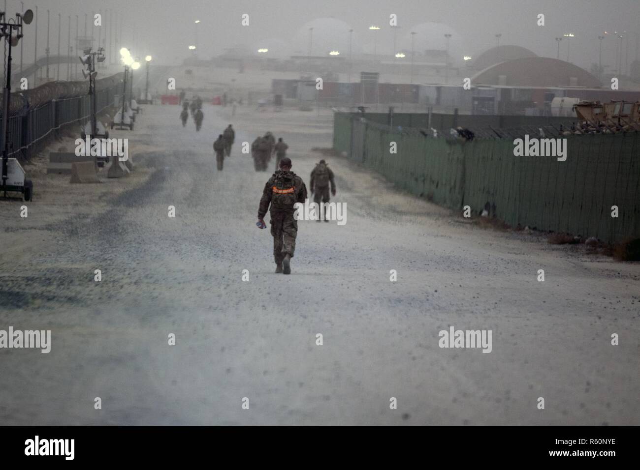 Soldiers ruck during the ruck-march portion of the German Armed Forces ...