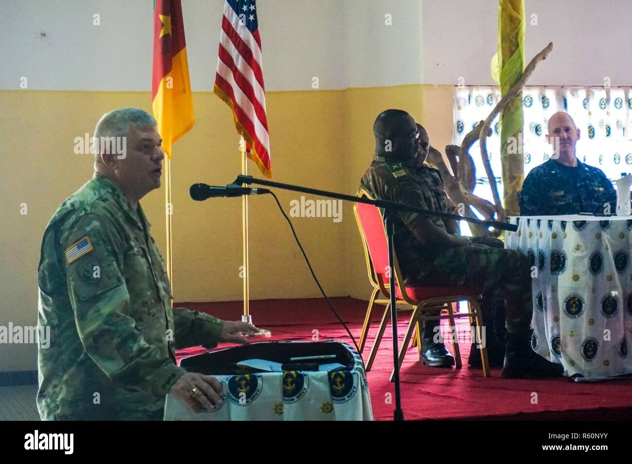 U.S. Army Brig. Gen. Kenneth Moore, U.S. Army Africa deputy commander ...
