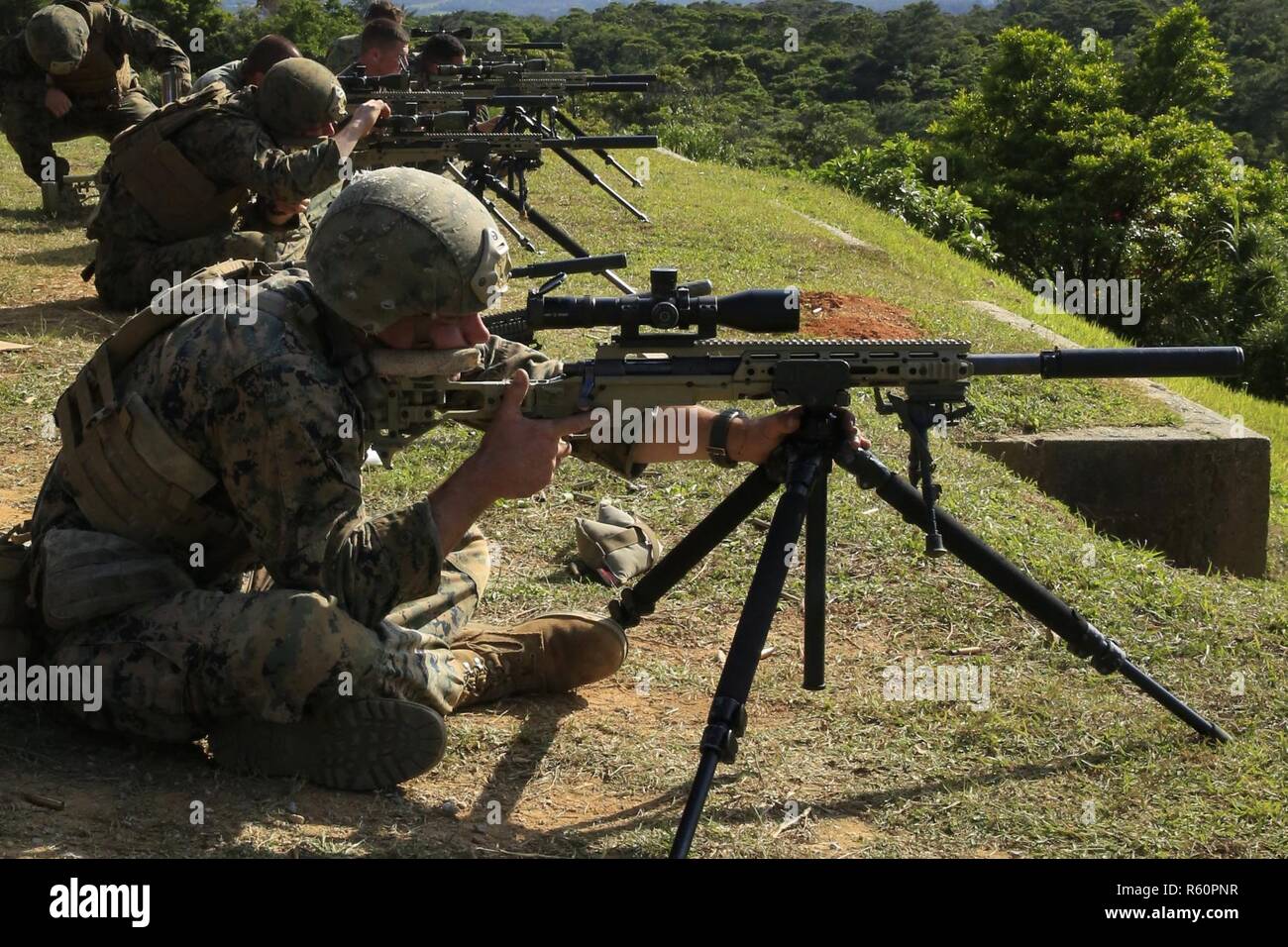 Cpl. Kevin McDonald, a scout sniper with Weapons Co., Battalion Landing ...