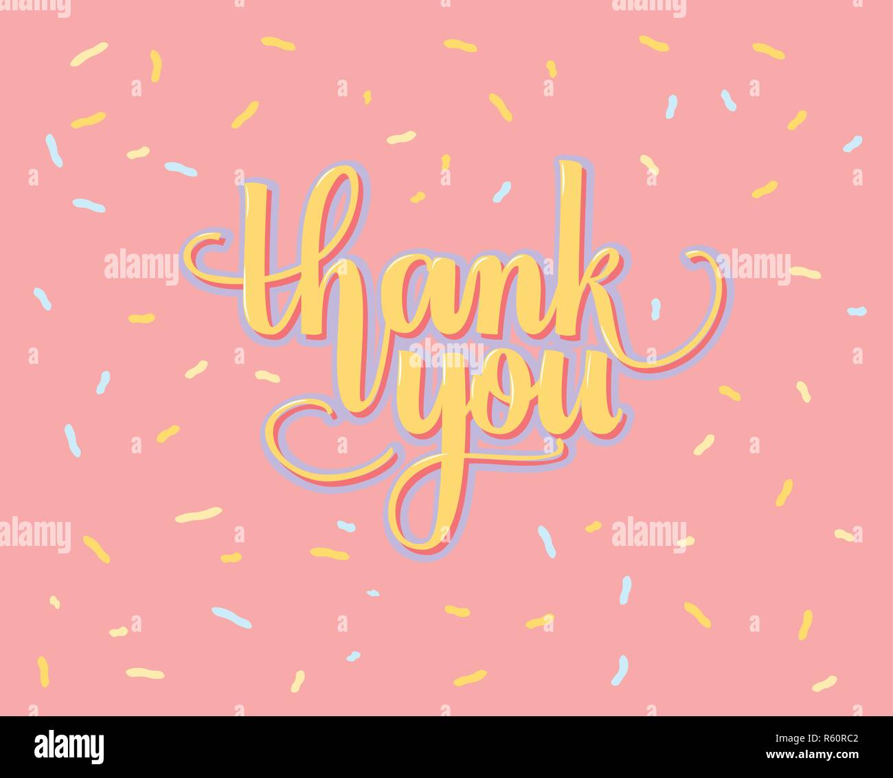 Be happy greating card hand lettering text, brush ink calligraphy ...