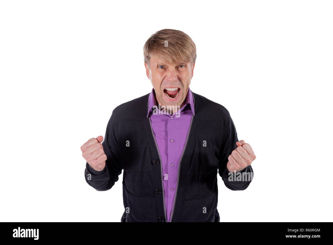 Man extreme angry hi-res stock photography and images - Alamy