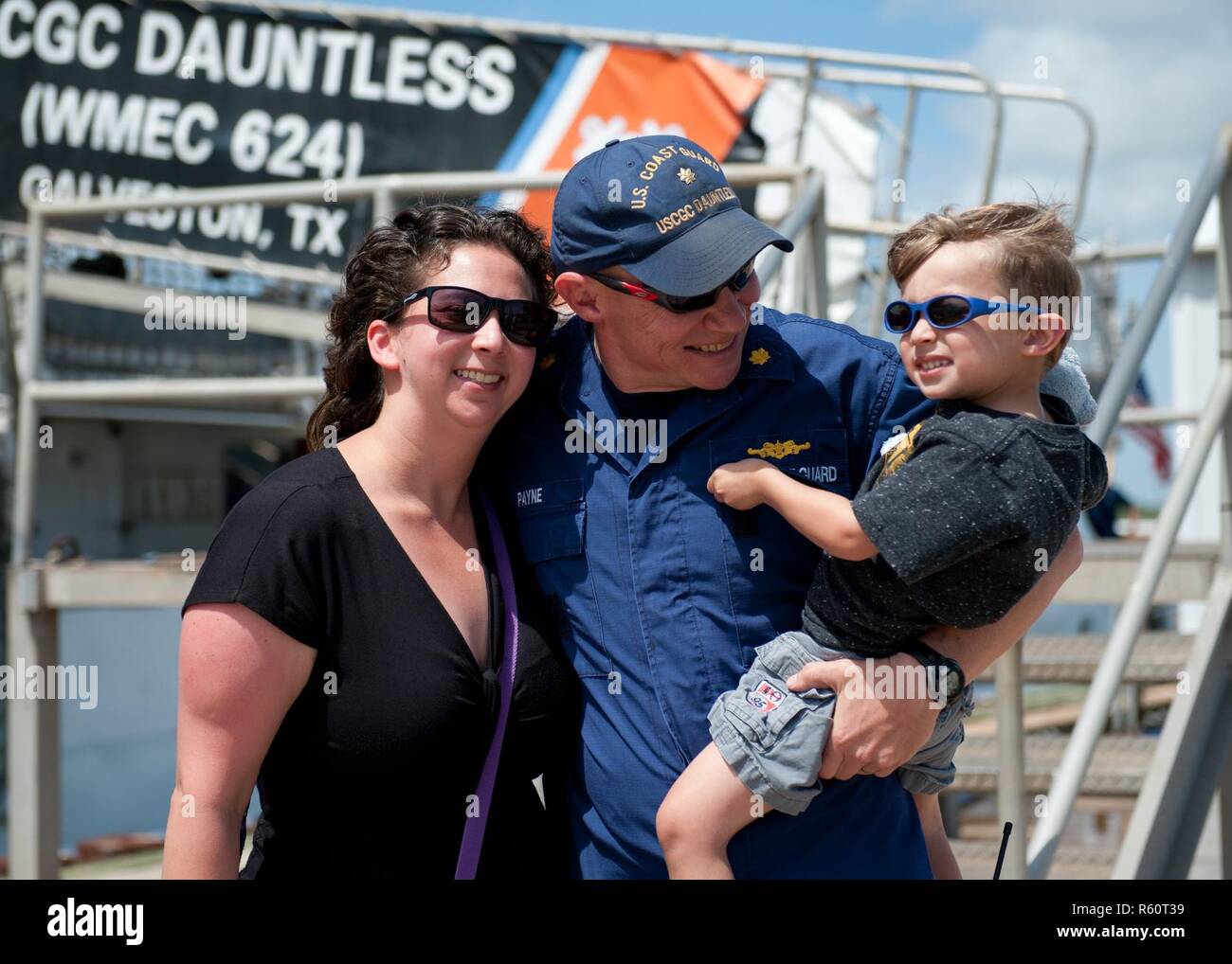 Lt. Cmdr. Jeffrey Payne, the executive officer of Coast Guard Cutter ...