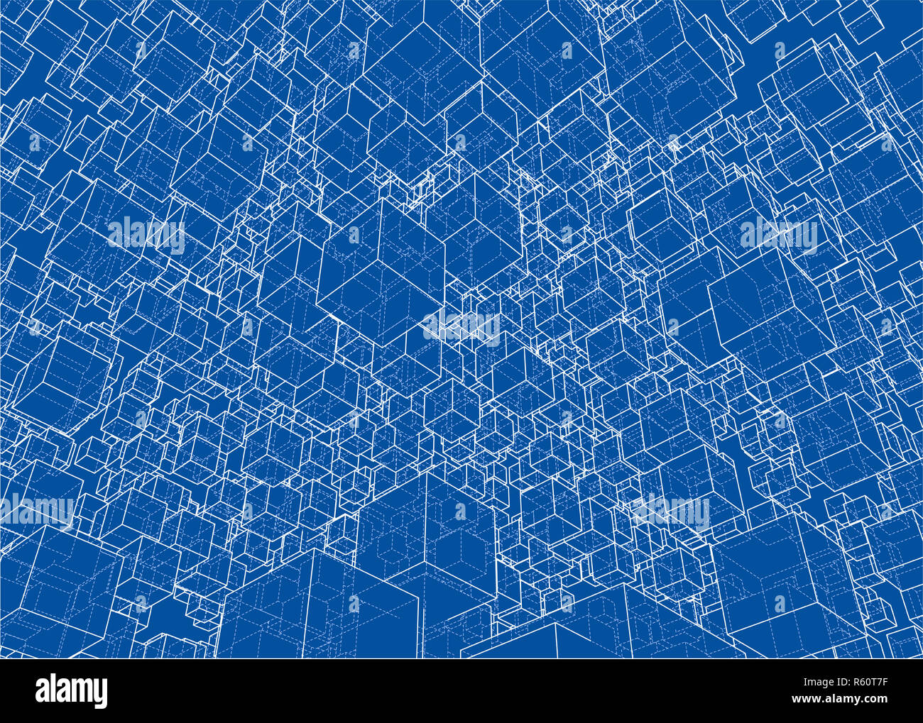 Abstract boxes background Stock Photo - Alamy