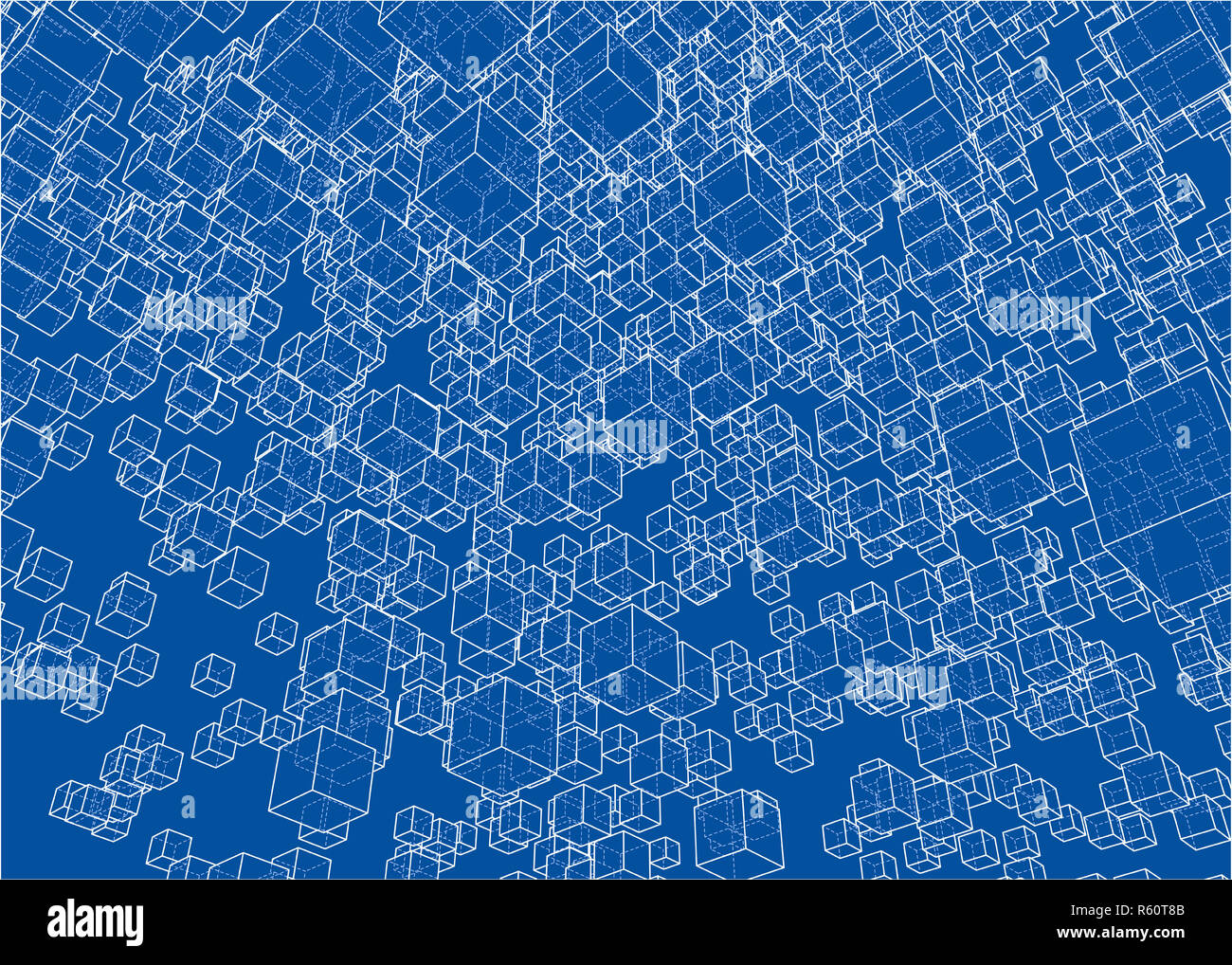 Abstract boxes background Stock Photo - Alamy