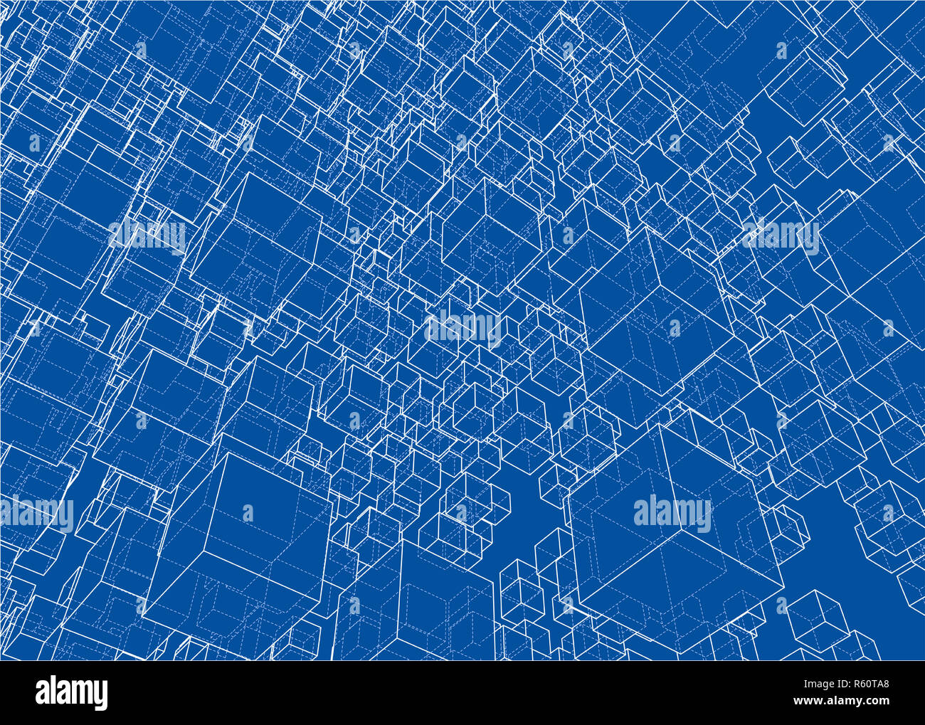Abstract boxes background Stock Photo - Alamy