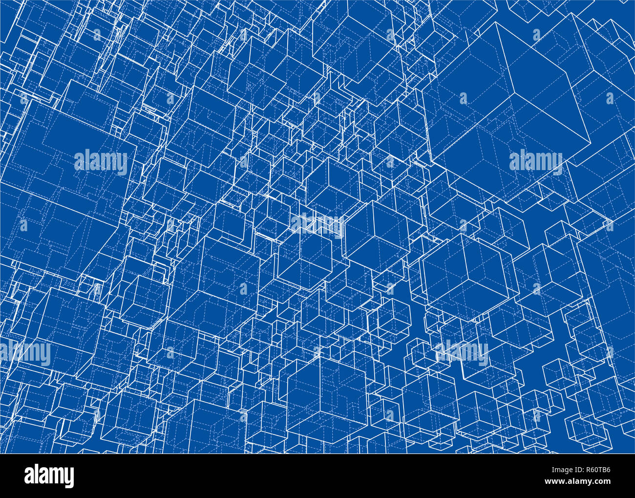 Abstract boxes background Stock Photo - Alamy