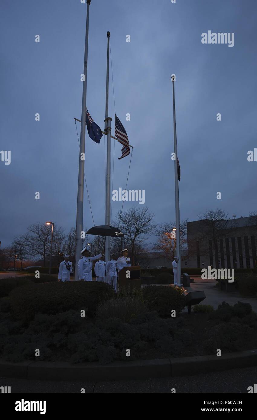 NEWPORT, R.I. (April 25, 2017) Royal Australian Navy Cmdr. Bill Waters ...