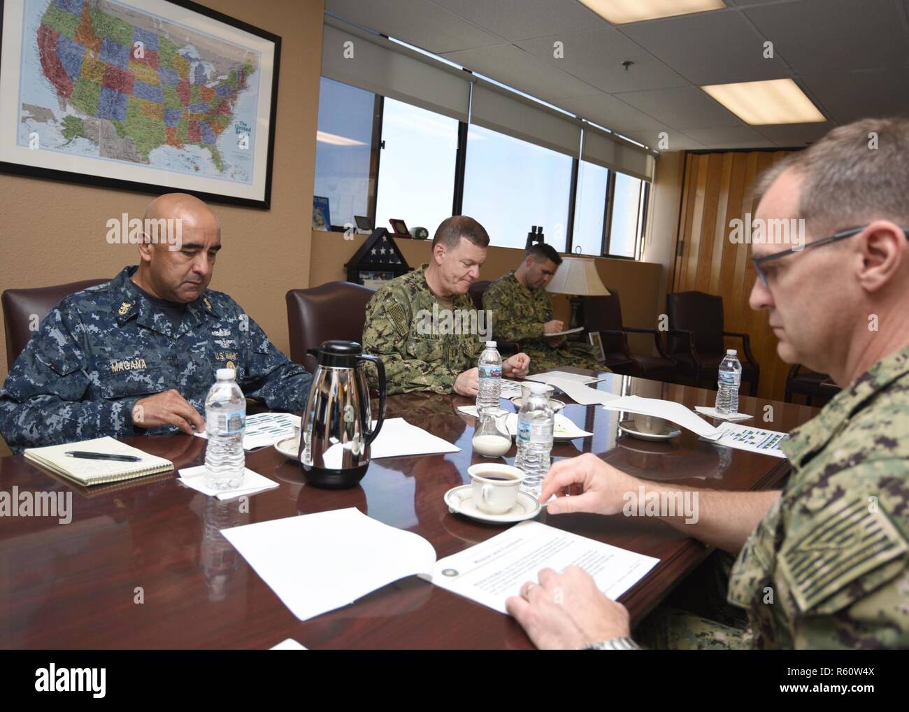 SAN DEIGO (April 28, 2017) Vice Adm. Luke McCollum, chief of the Navy ...