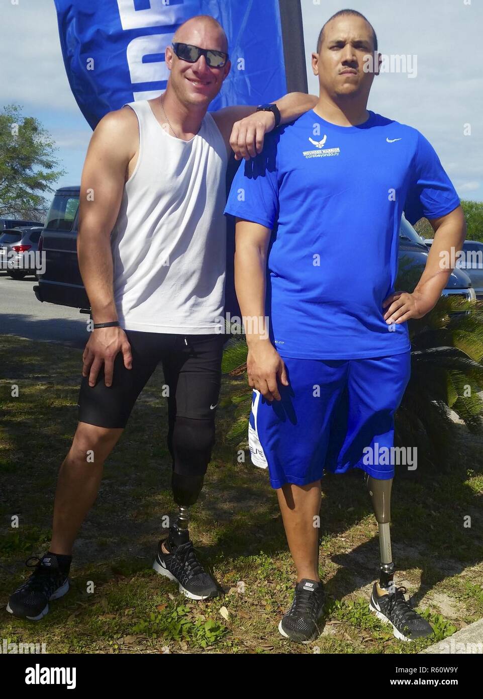 Ben Seekell, left, and Brian Williams, Warrior Games athletes, share ...