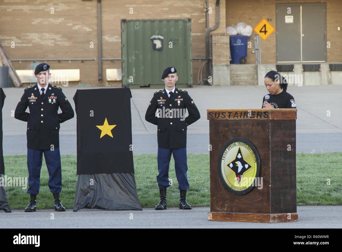 Lt. Col. Wally Vives-Ocasio, commander of the 101st Special Troops ...