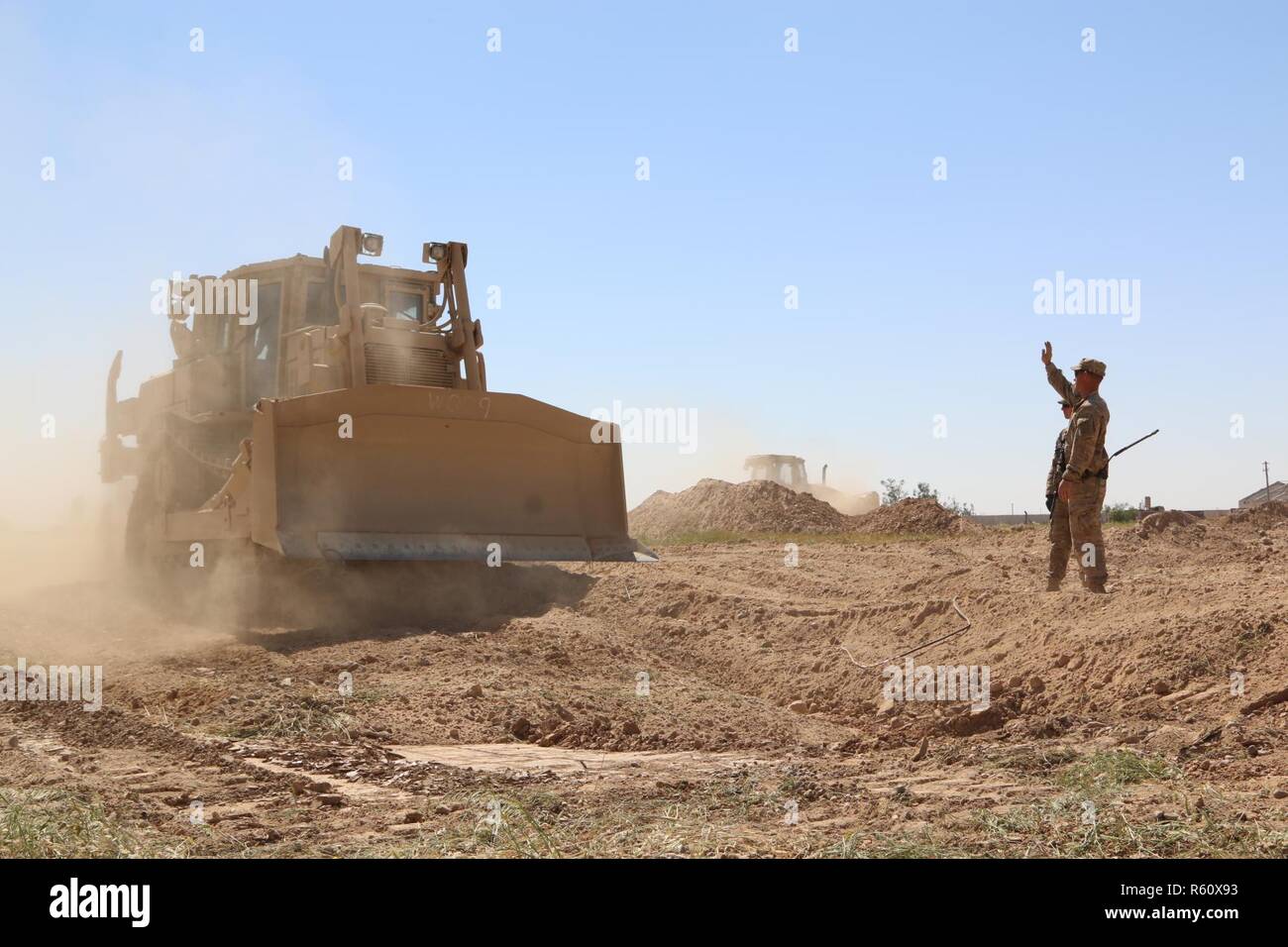 U.S. Army Sgt. Frederick Mickle, a horizontal construction engineer ...