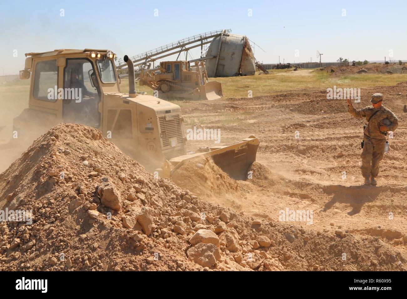 A U.S. Army Paratrooper, deployed in support of Combined Joint Task ...