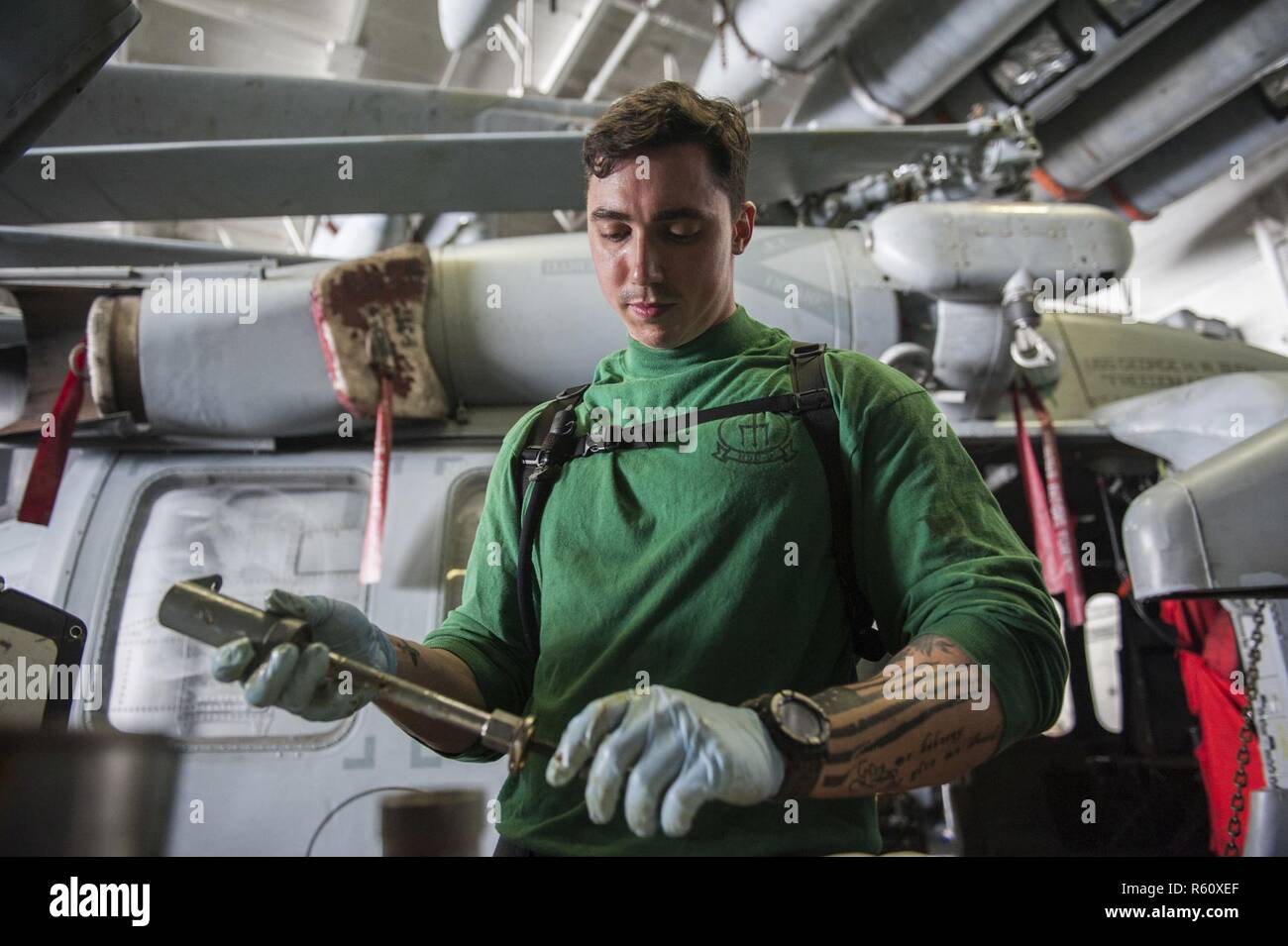 ARABIAN GULF (April 30, 2017) Aviation Structural Mechanic 2nd Class ...