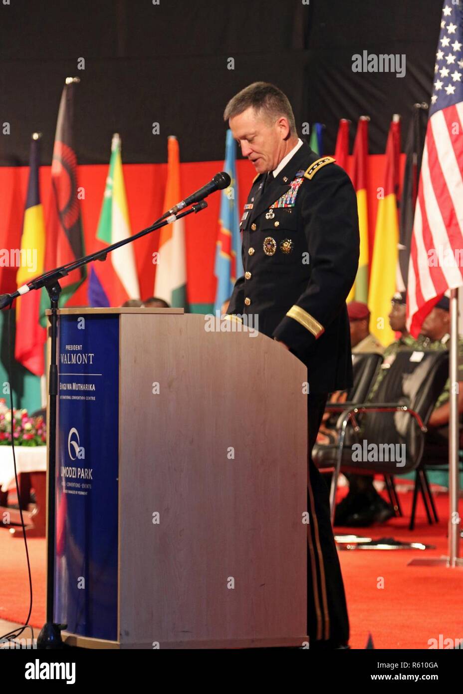 Gen. Daniel Allyn, U.S. Army vice chief of staff speaks during the ...