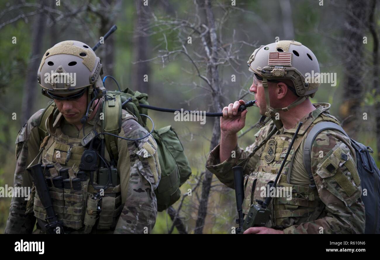 Lt. Col. Benjamin Griffith, right, a combat aviation advisor with the ...