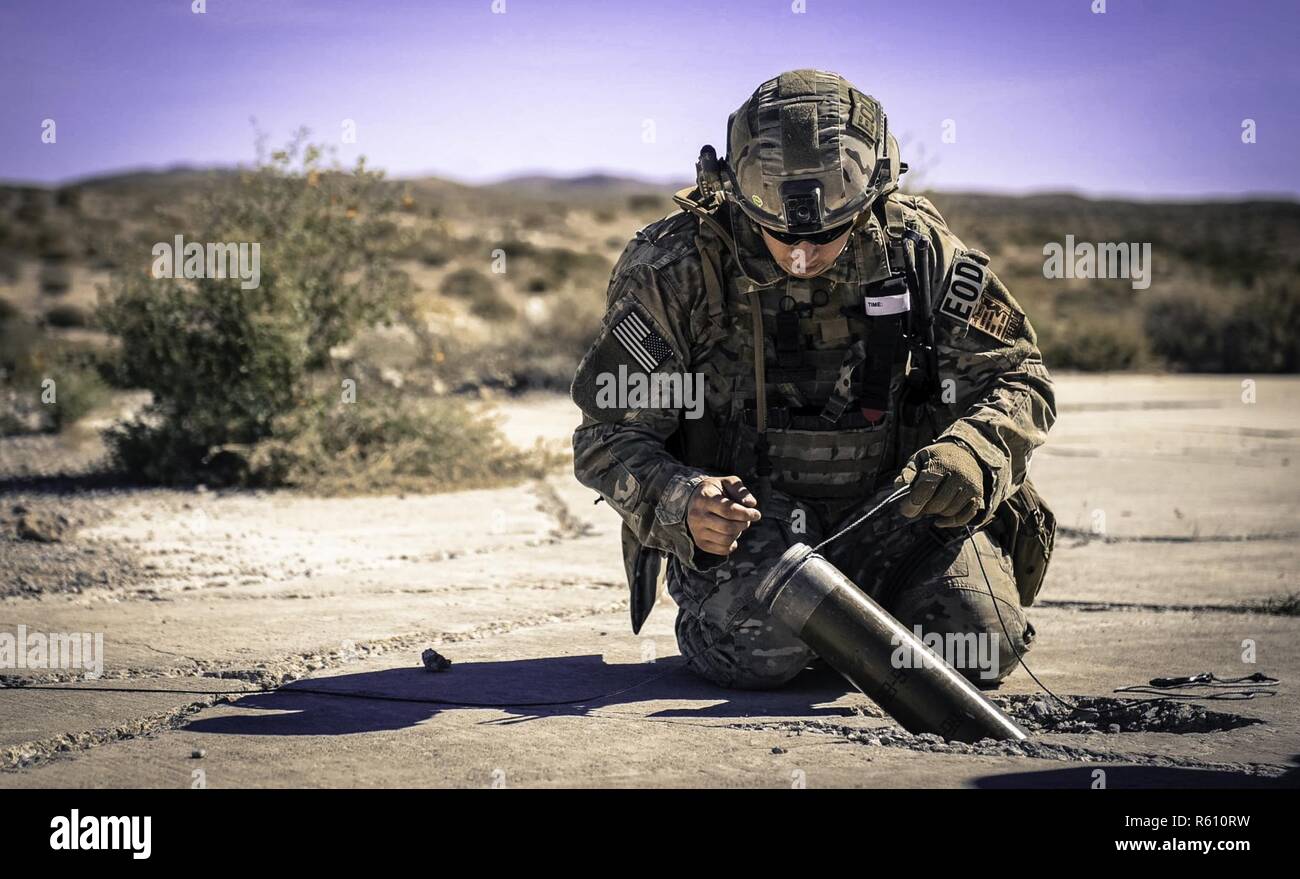 Staff Sgt. Kyle Osgood, 99th Civil Engineer Squadron explosive ordnance ...