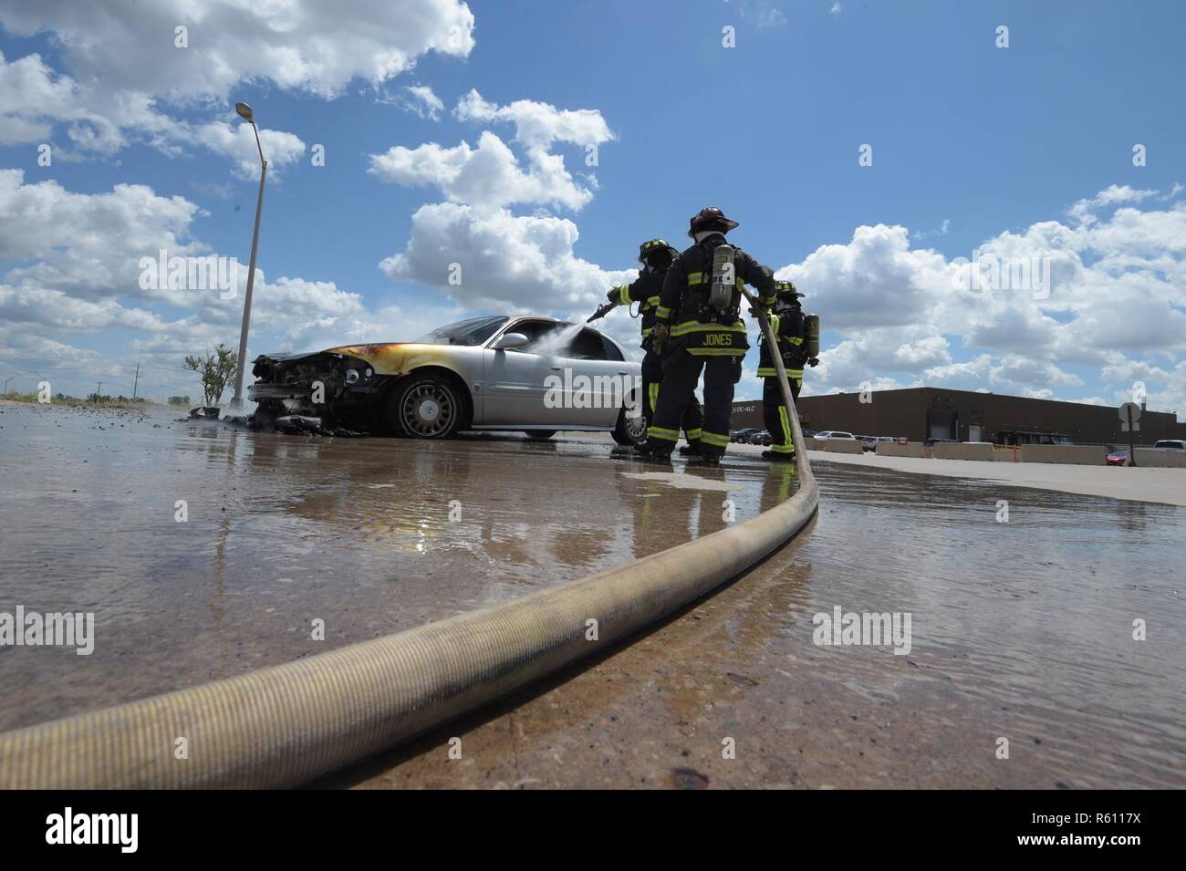 Members of the Tinker Fire and Emergency Services, 72nd Civil Engineer ...